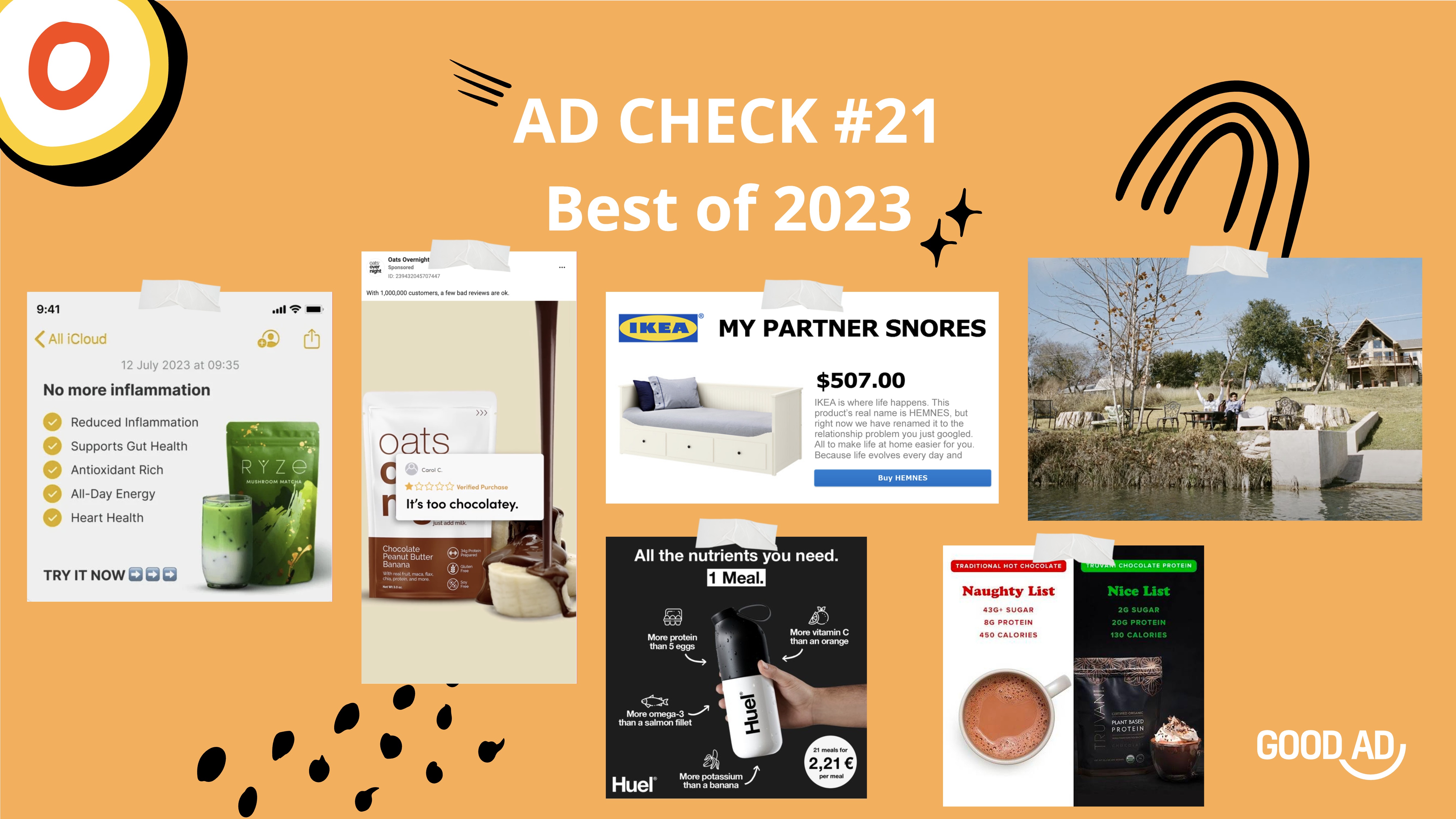 AD CHECK #21: Die 6 besten Werbeanzeigen aus 2023 | GOODAD