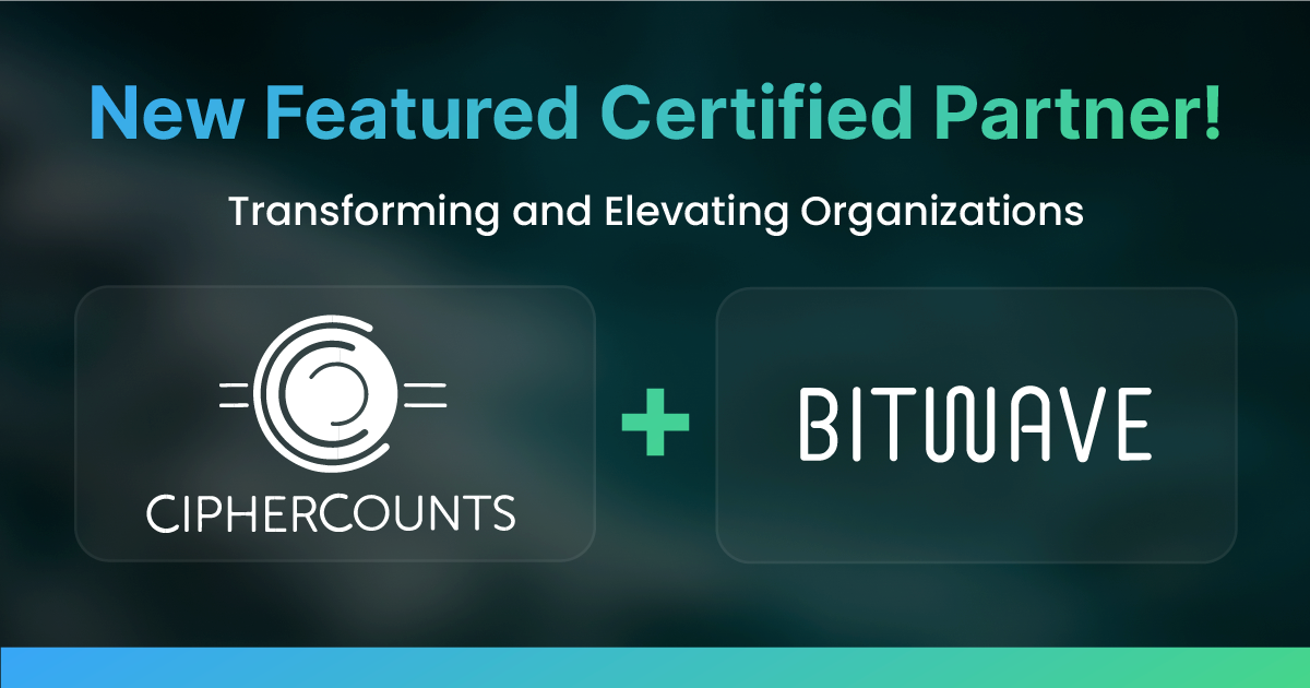Bitwave Certified Partner Feature of the Month: CipherCounts