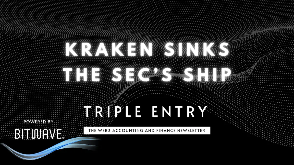 Kraken Sinks the SEC's Ship