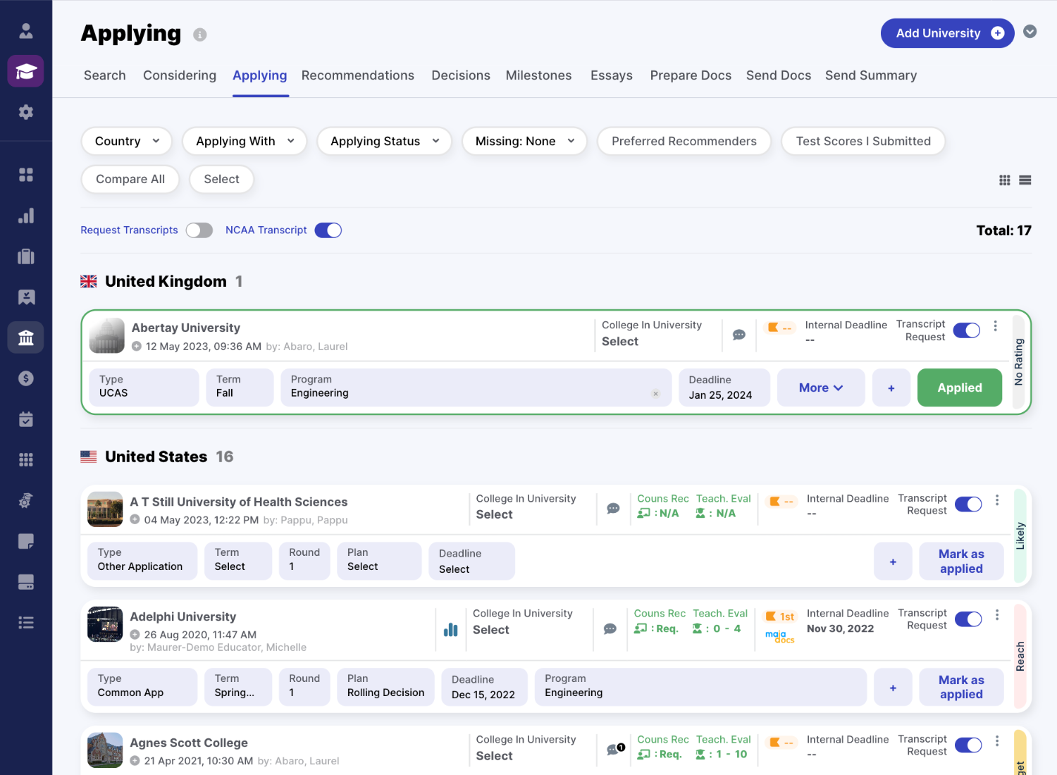 College Planning & Career Readiness Platform | College & University ...