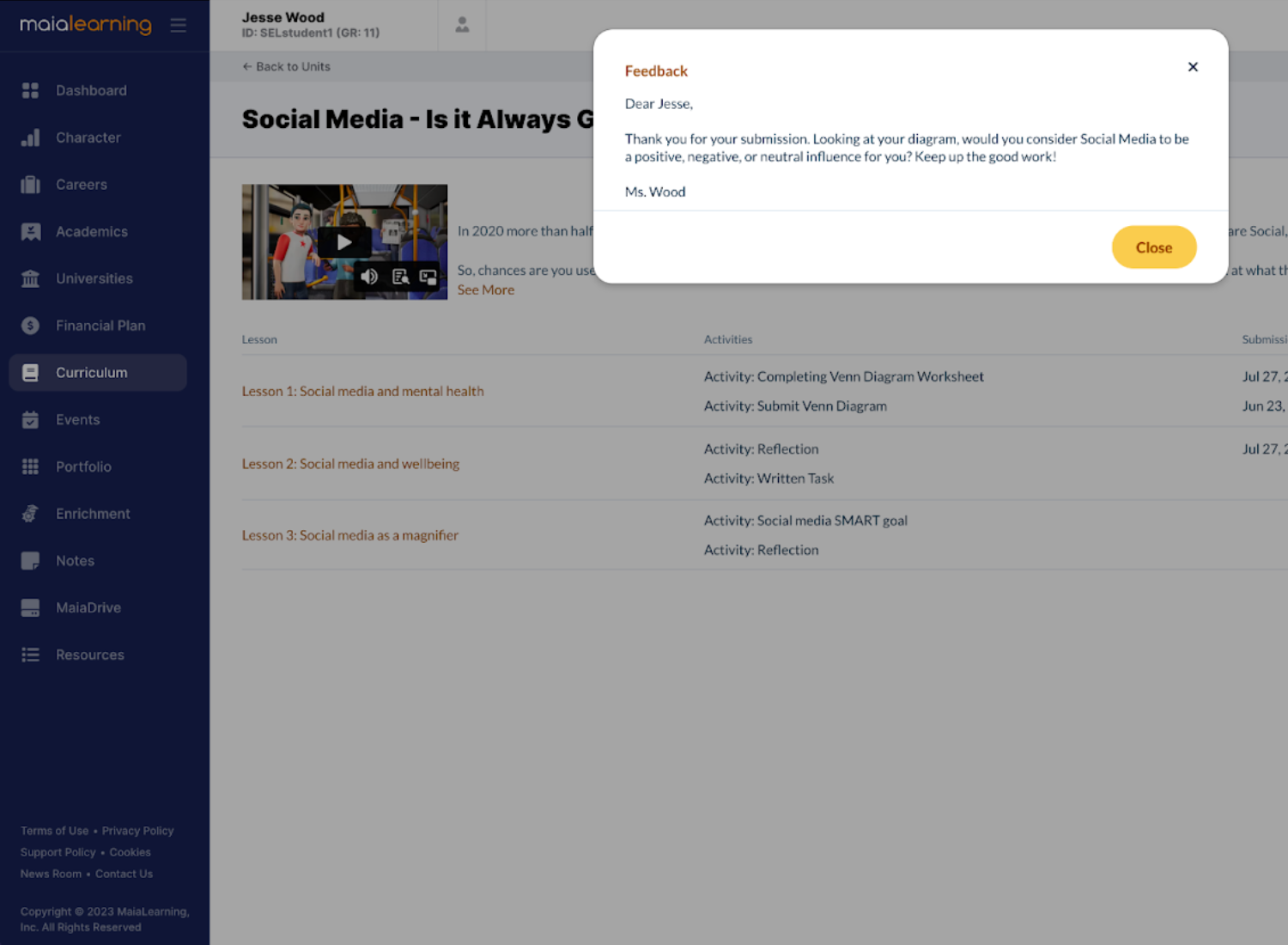 Social Emotional Learning Curriculum for Schools | MaiaLearning