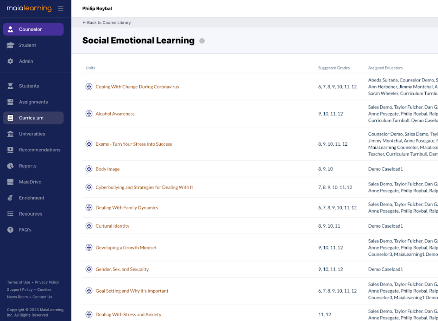 Social Emotional Learning Curriculum for Schools | MaiaLearning