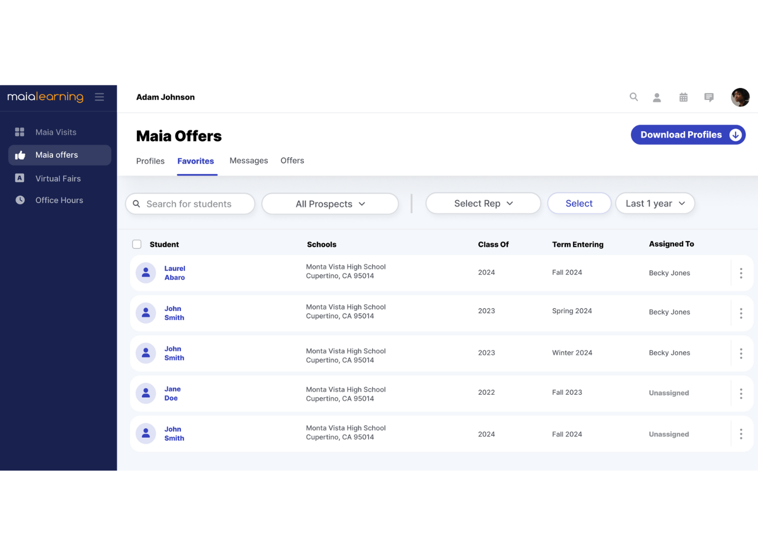 College & University Admissions & Recruitment | MaiaLearning