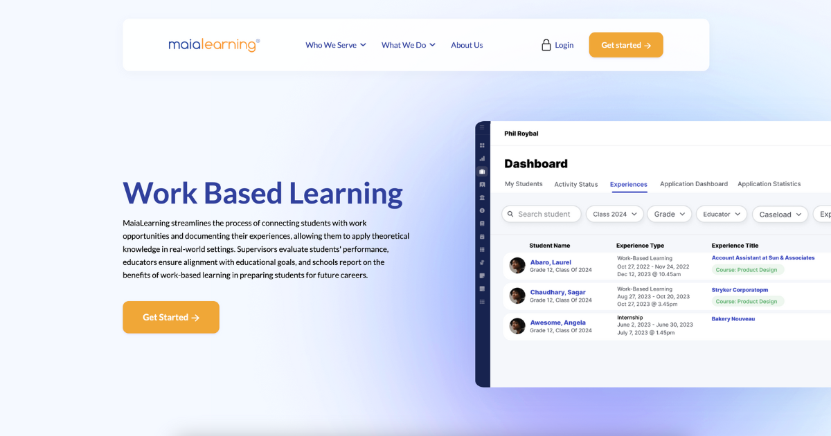 Work Based Learning | MaiaLearning
