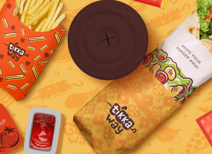 Sketchy Digital | Example - Tikka way - Fast-Food Restaurants