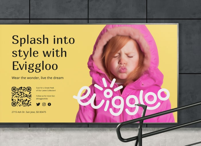 Sketchy Digital | Example - Eviggloo - Kids' clothing brand