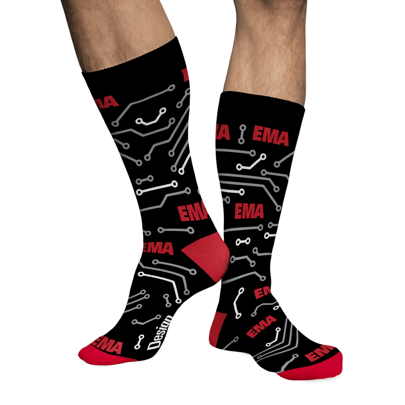 Innovative Custom Socks Collaboration with EMA Design Automation Inc ...