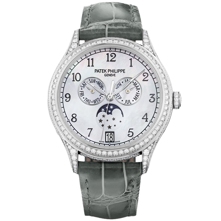 Patek Philippe, Complications, 4948G, Mother of Pearl Dial, Annual ...