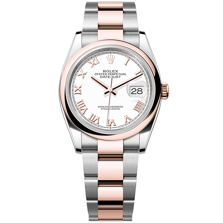 Rolex, Datejust 36, 126201, White Roman Dial