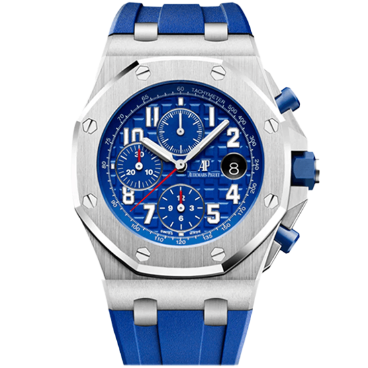 Audemars Piguet, Royal Oak Offshore, 26470ST, Indigo Blue Dial ...