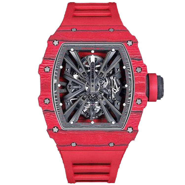 Richard Mille, RM 12-01, Skeleton Dial, Red Quartz TPT, 48mm