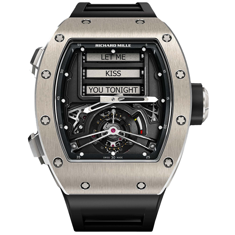 Richard Mille, RM 69, Erotic Dial, Tourbillon, Titanium, 50mm - Limited 30