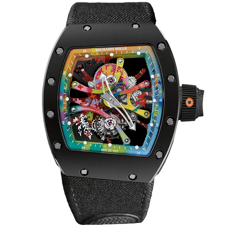 Richard Mille, RM 68-01, Skeleton Dial, "Cyril Kongo", Tourbillon ...