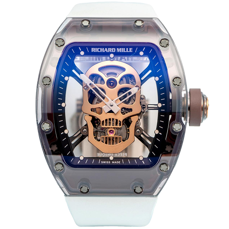 Richard Mille, RM 52-01, Skull Dial, Tourbillon, Brown Sapphire, 50mm