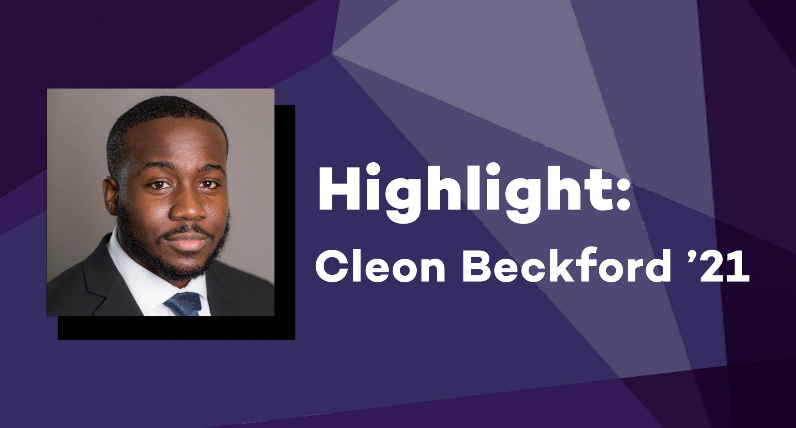 Highlight: Cleon Beckford ’21 — The Garage at Northwestern