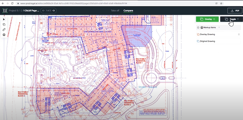 How To Compare Drawings in Togal.AI | Togal.ai