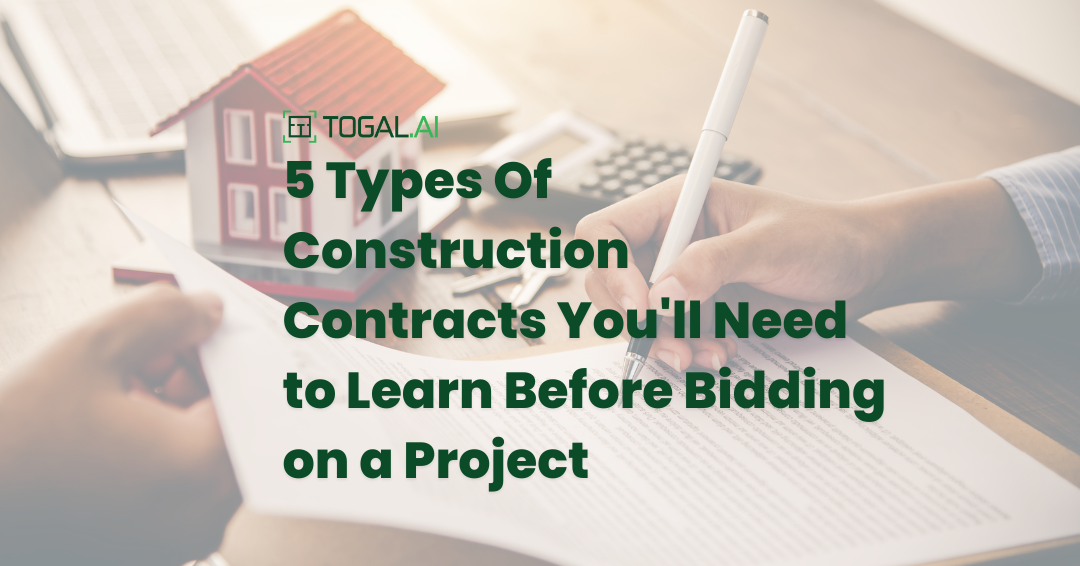 5 Types of Construction Contracts You'll Need to Learn Before Bidding ...