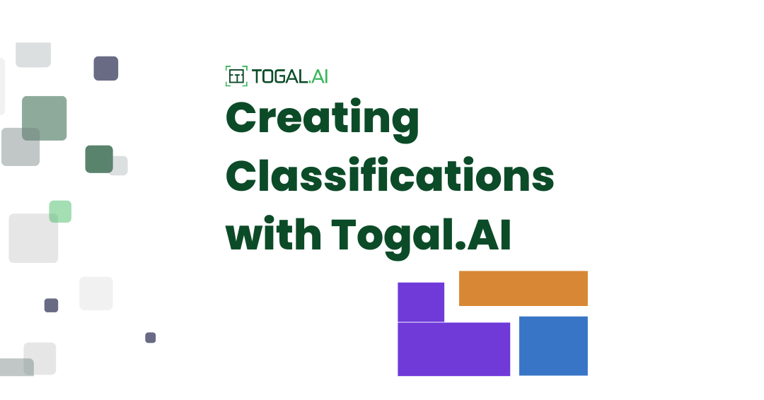 Creating Classifications with Togal.AI | Togal.ai