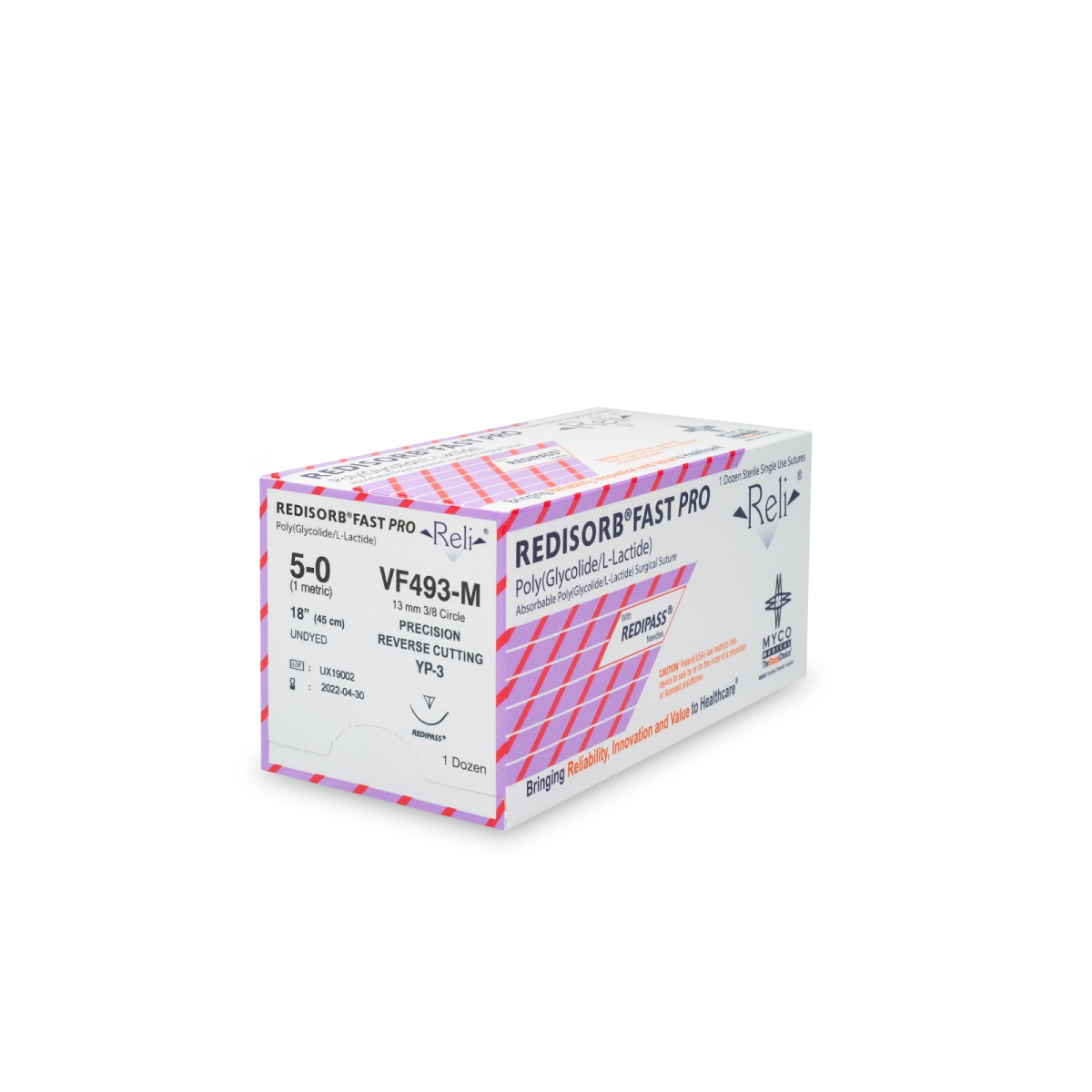 REDISORB® FAST PRO Absorbable Fast Absorbing, Coated, Braided, PGLA ...