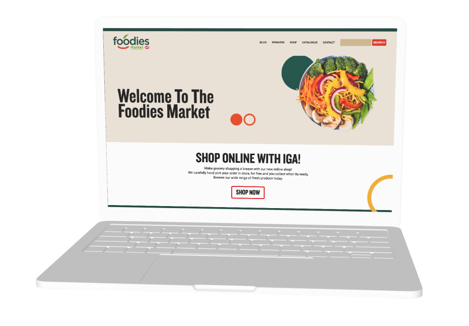 Foodies Market IGA | Digital Services Case Studies OKMG