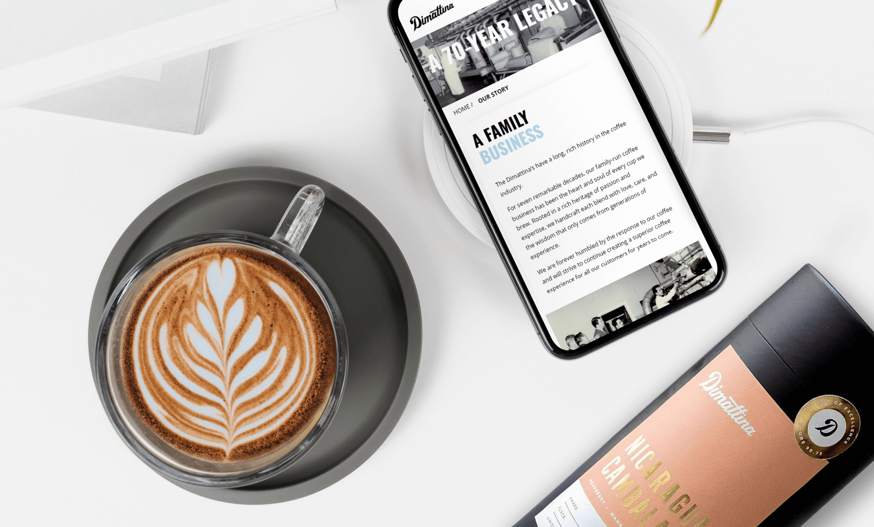 Dimattina Coffee | Digital Services Case Studies OKMG