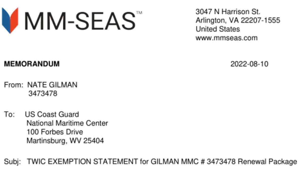 Ultimate USCG License Renewal Checklist | MM-SEAS