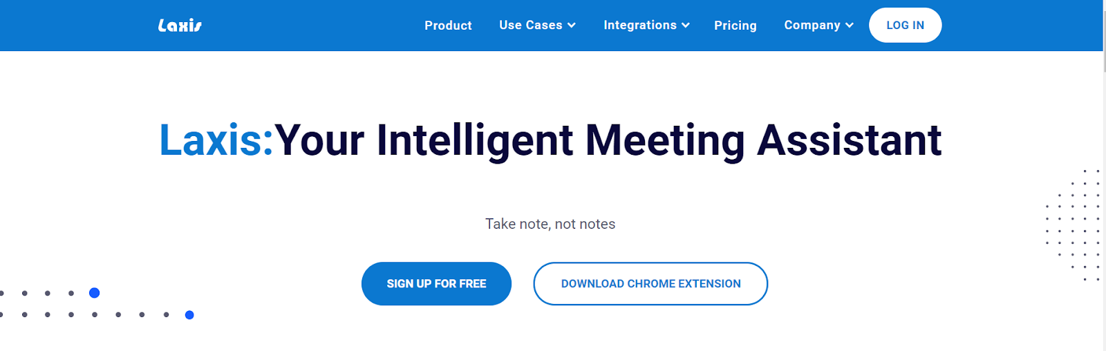 Laxis | Intelligent Meeting Insights | Laxis + Google Meet Better Together