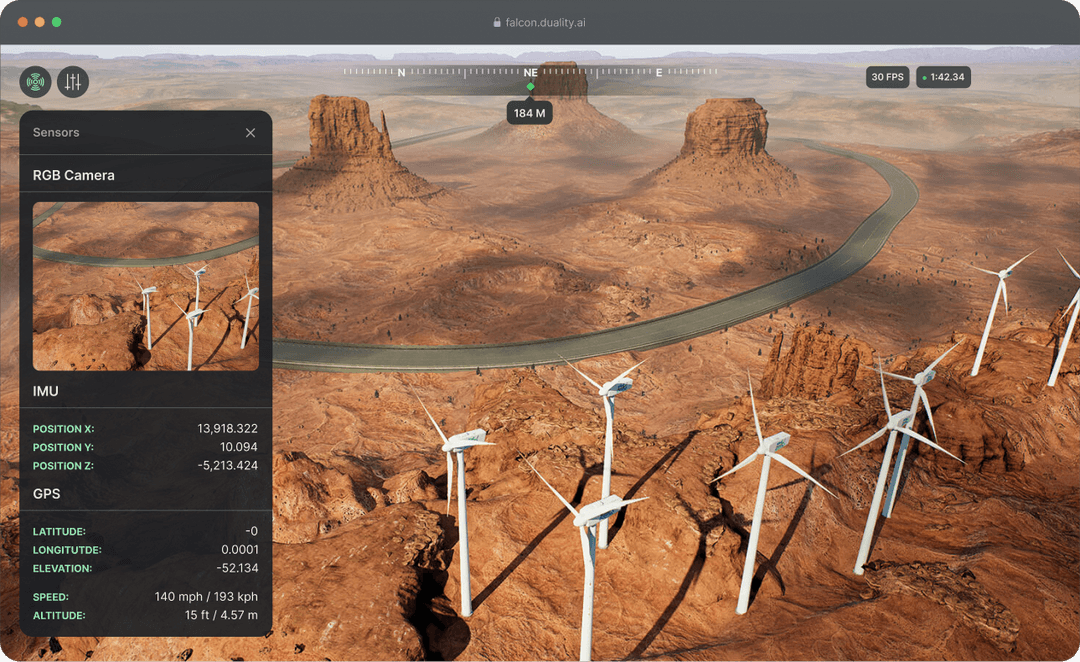 Try Falcon Digital Twin Platform - Duality AI