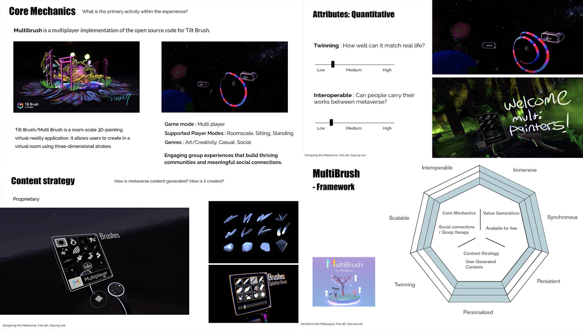 Applying the Metaverse Design Framework