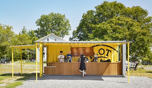 Commercial Container builds | Pilot Coffee Container Cafe