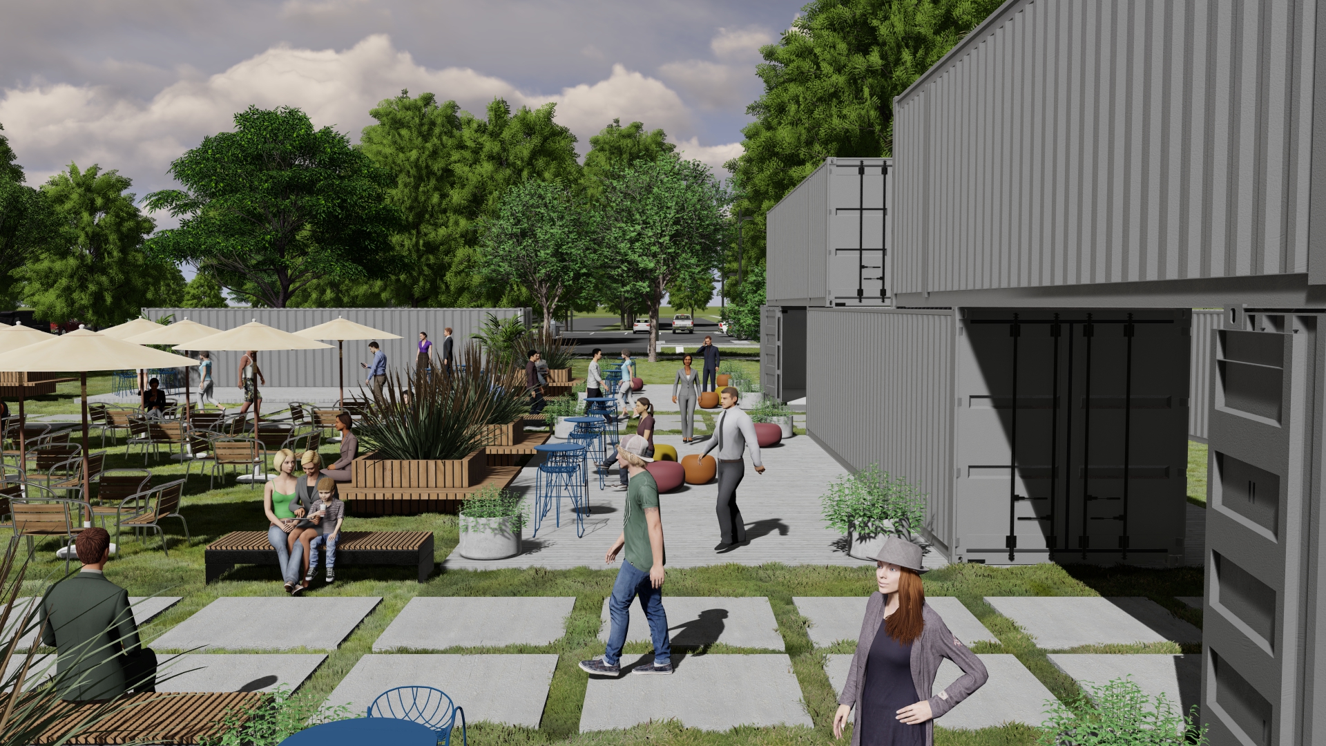 WIP Container builds | Homestead Town Center