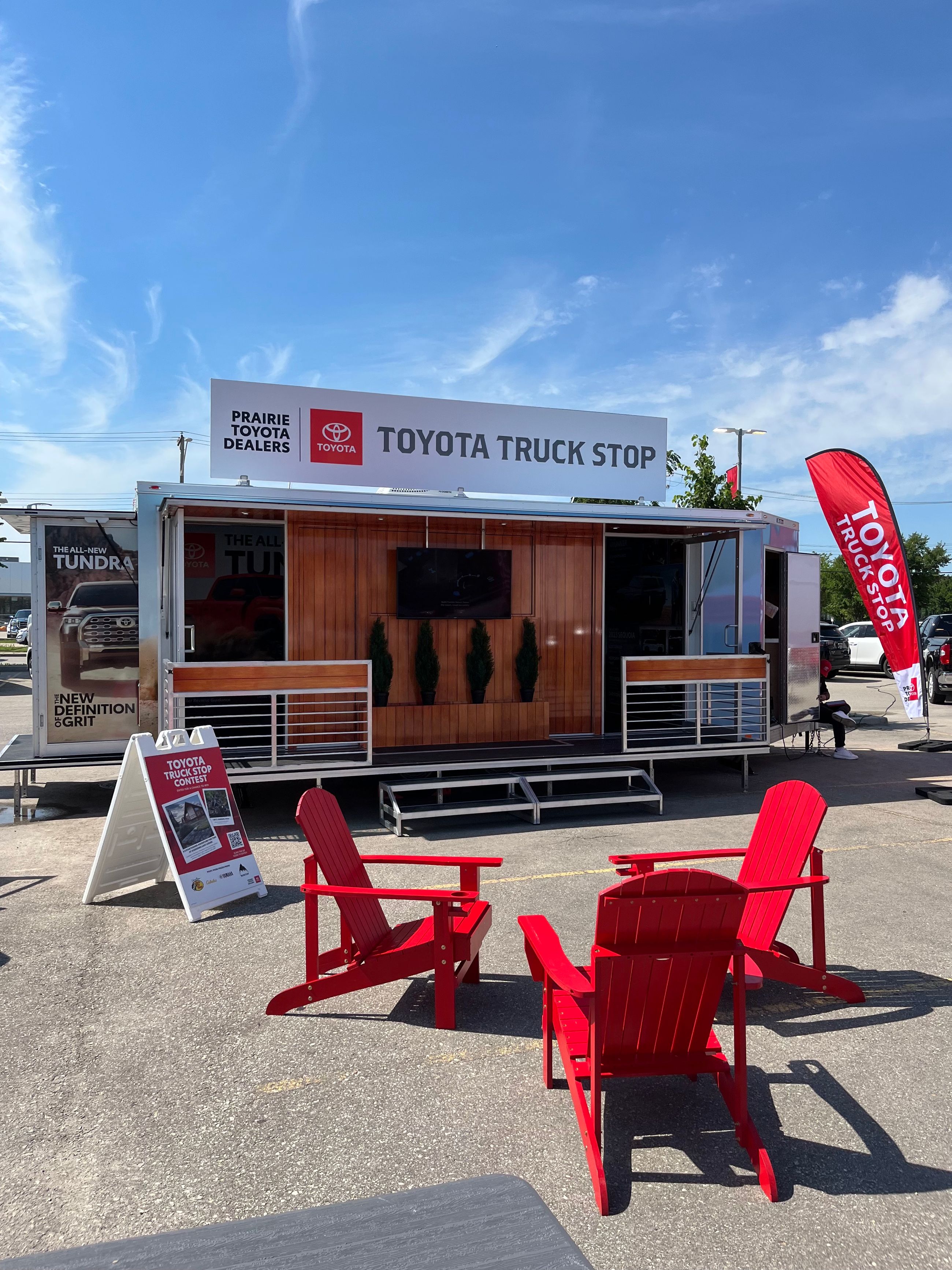 Modular Marketing shipping container buildings.