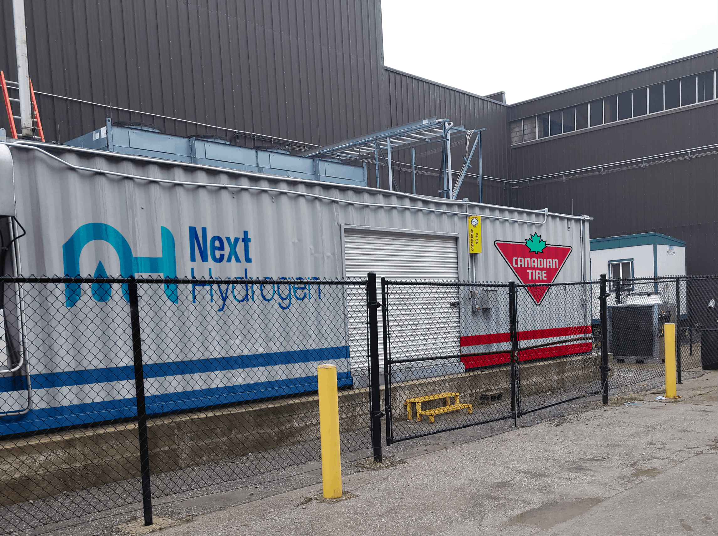Industrial Container builds | Canadian Tire Hydrogen Cell Storage