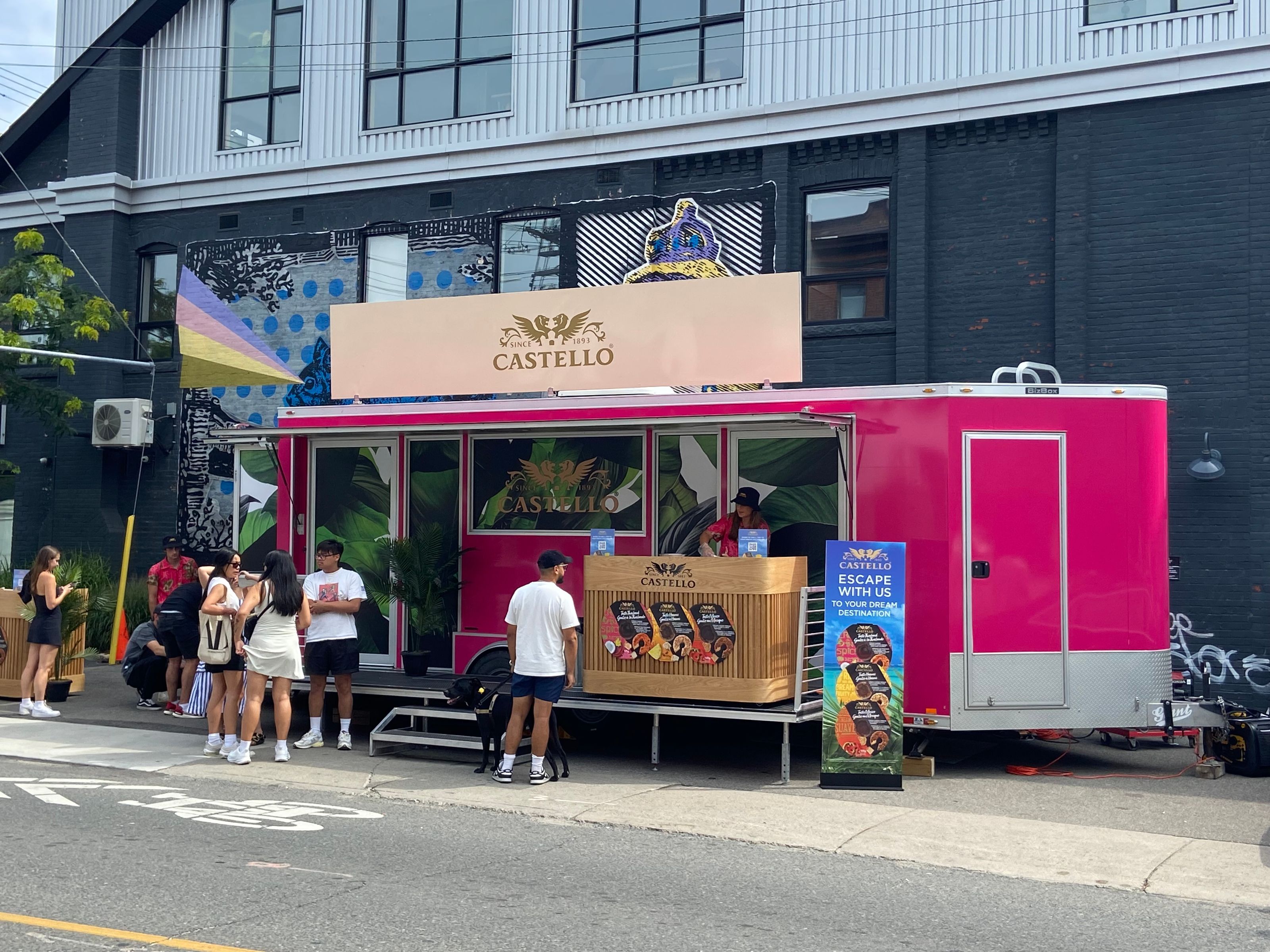 Marketing Container builds | Castello Cheese Trailer