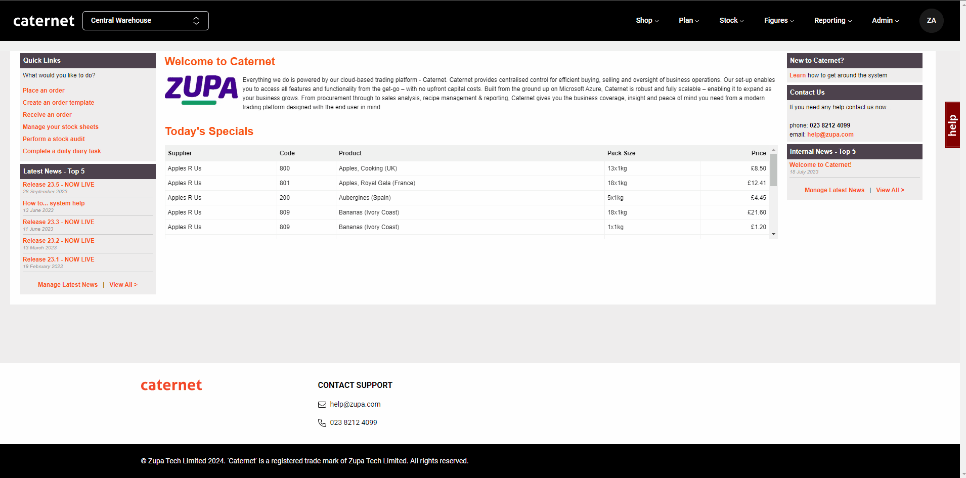 Exciting News from Zupa: Caternet's Fresh New Look launches mid-March 24!
