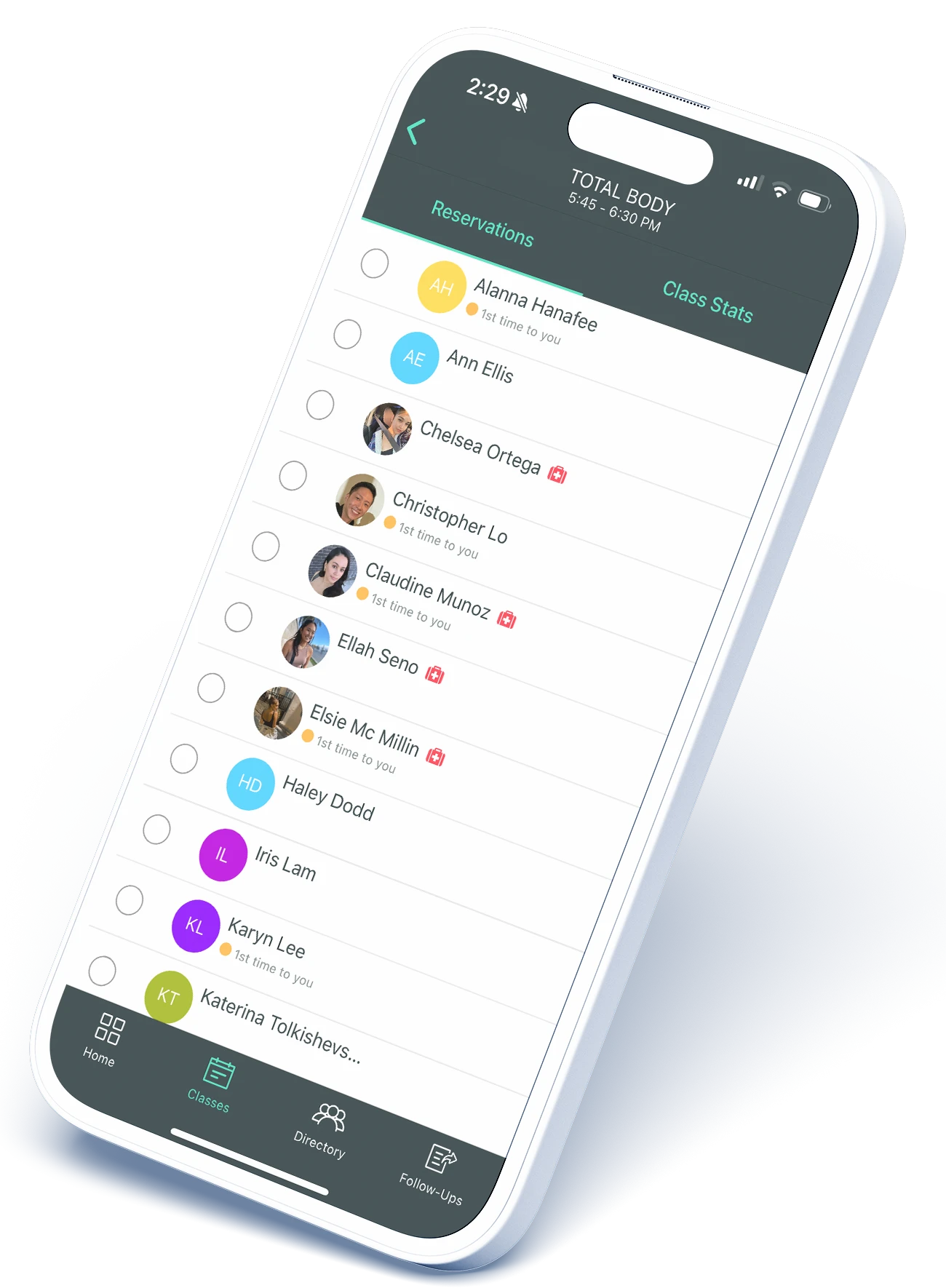 FitGrid | Productivity App for Fitness Instructors