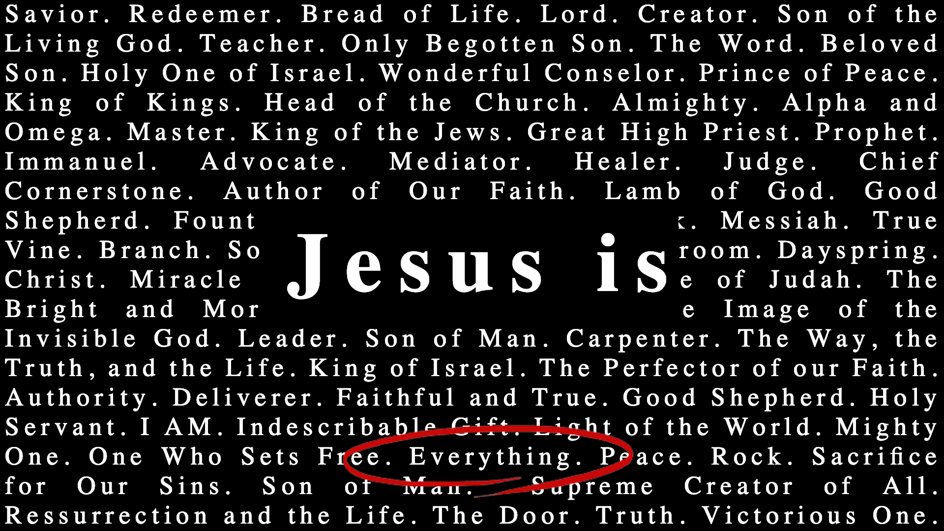 Salt Sermon | Jesus Is Everything