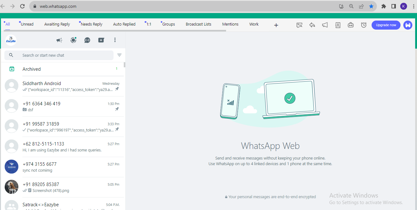 alternatives of WA Sender