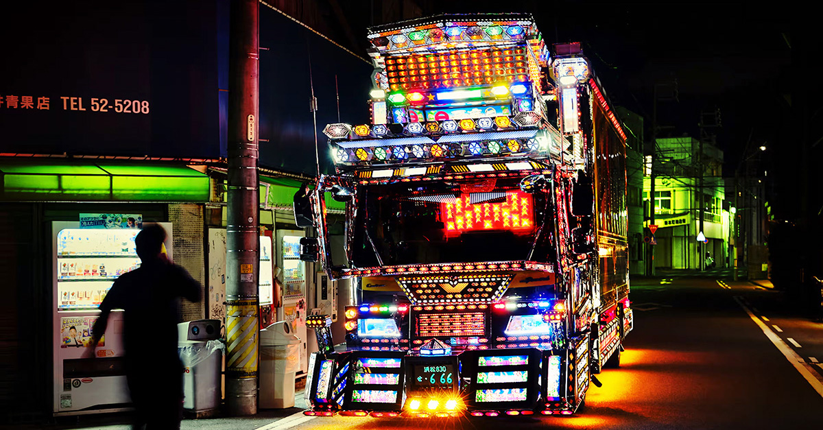 Dekotora: the Japanese subculture of decorating trucks with neon lights ...