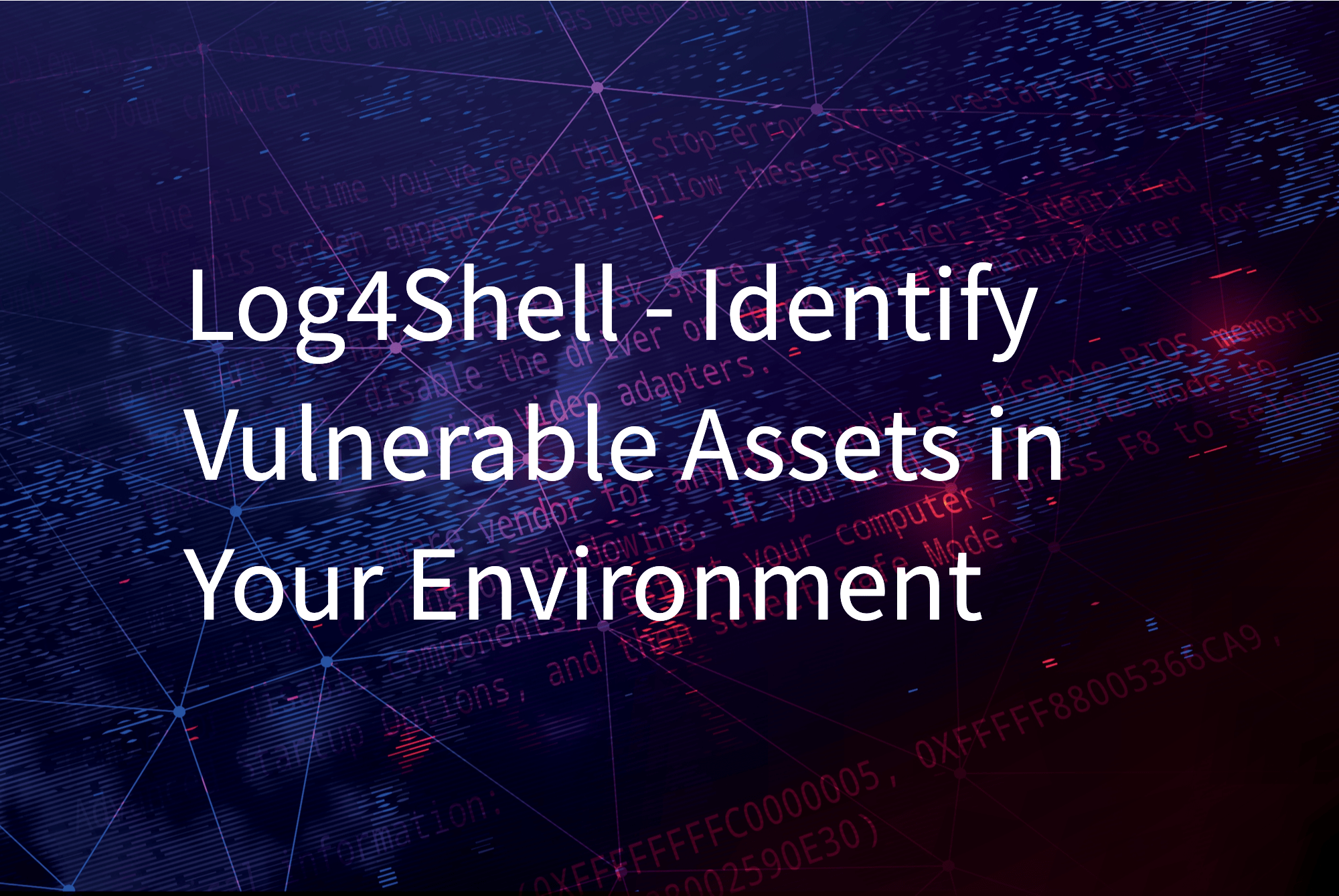 Log4Shell - identify vulnerable external-facing workloads in AWS