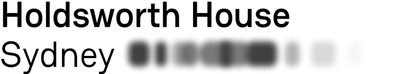 Contact | Holdsworth House Sydney