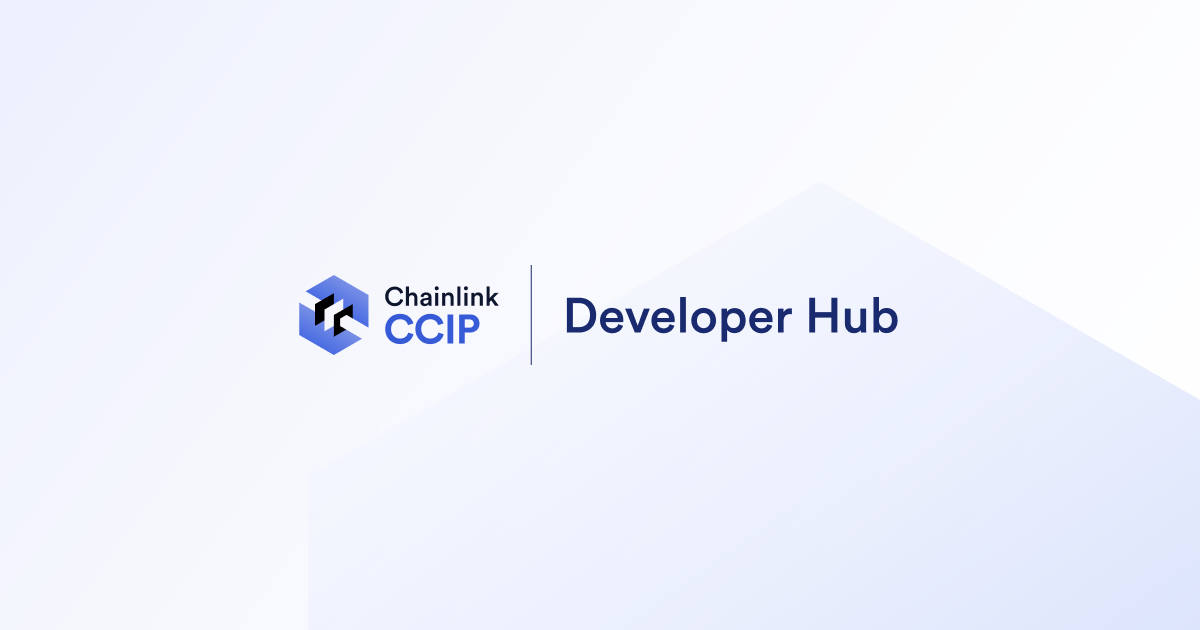 Chainlink Dev Hub | CCIP resources