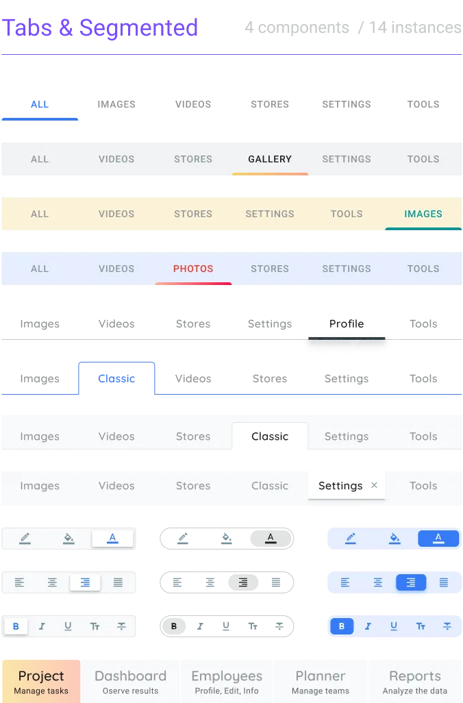 Figma Dashboard UI kit — Material desktop templates for web apps