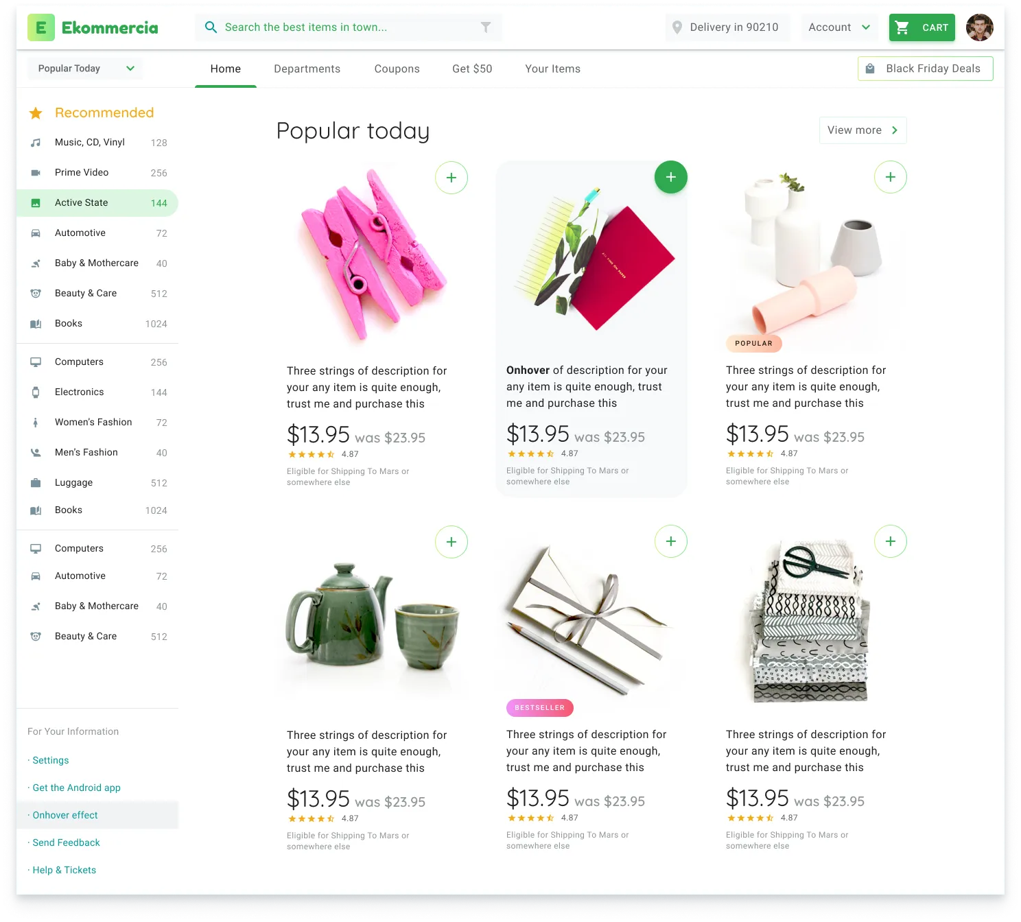 Figma Dashboard UI kit — Material desktop templates for web apps