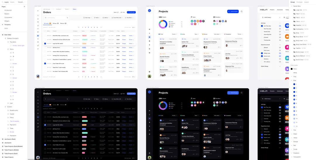 Xela UI Kit for Figma. Mobile & Desktop Dashboard Templates - Setproduct