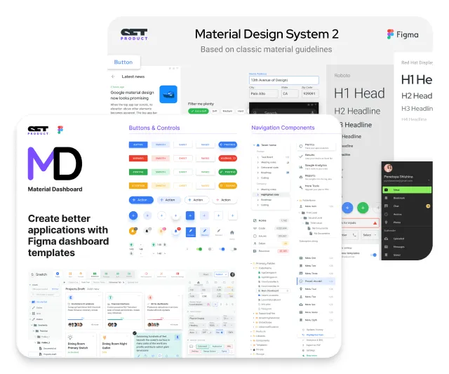 Optimize Your Design with Figma's Material Design System UI Kit