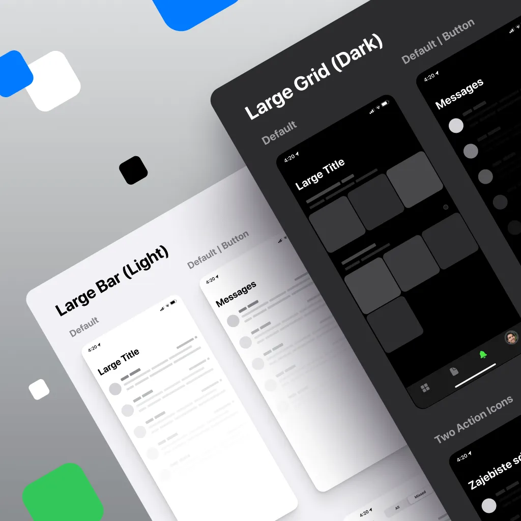 iOS design system for Figma - UI kit with components
