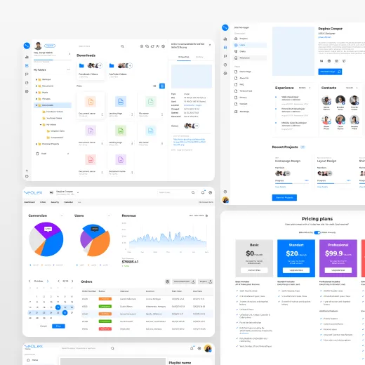 Neolex UI kit - Figma dashboard design system