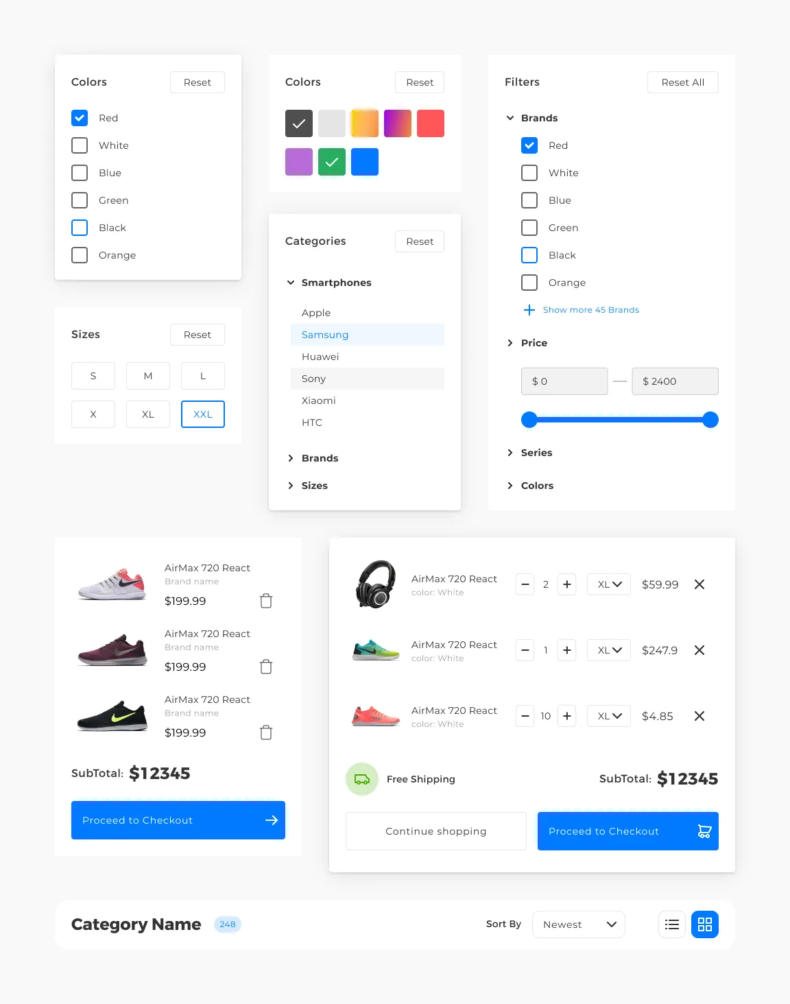 Neolex UI kit - Figma dashboard design system