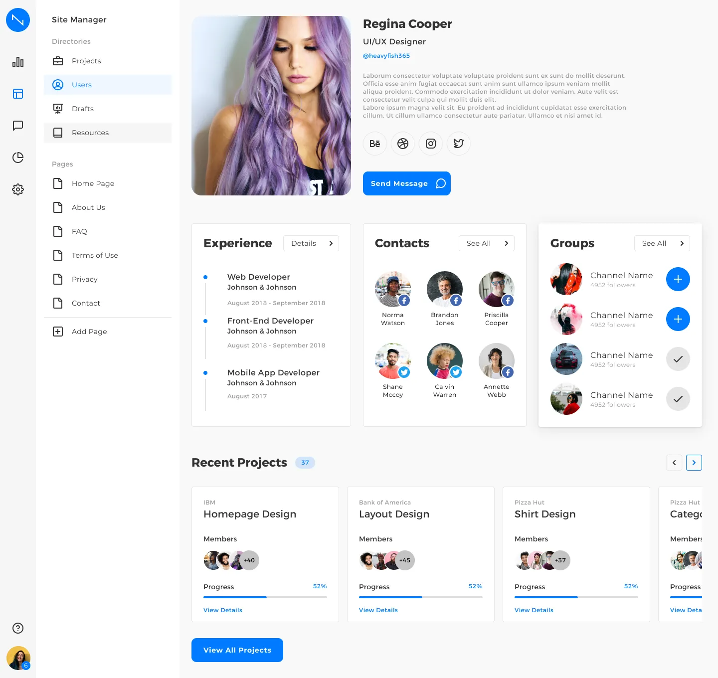 Neolex UI kit - Figma dashboard design system